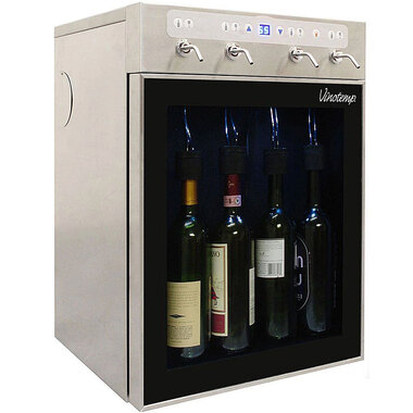 Click here for VINOTEMP VT-PRWINEDIS4S Wine Dispenser with Push B... prices