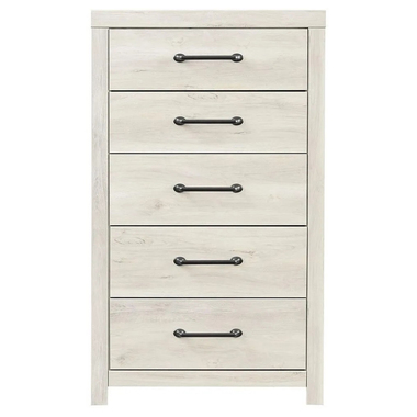 Signature Design by Ashley Cambeck Bedroom Collection 5-Drawer Chest  One Size  White