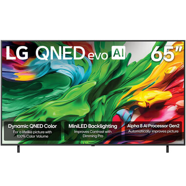 65" Class QNED85A Series 4K evo Ai MiniLED Smart webOS Tv - 65QNED85AUA - Black
