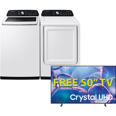 Click here for Samsung DVE47CG3530W 7.4 Cu. Ft. White Top Load Hi... prices