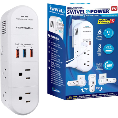 Click here for Bell + Howell Swivel Power Rapid Charging Station... prices