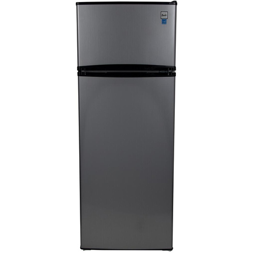 Avanti RA733B3S 7.3CuFt LED Counter Depth Top Freezer Refrigerator with ...
