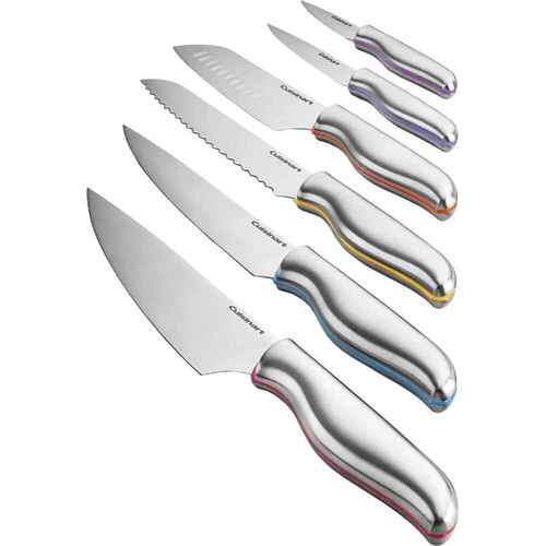 Cuisinart C77-12pcs 12 Piece Color Band Cutlery Set for sale online | eBay