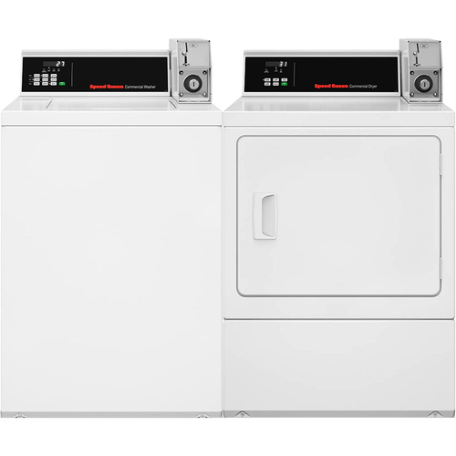 Speed Queen TV6000WNLPR 3.19 CuFt Commercial Electric Washer with 7.0 ...