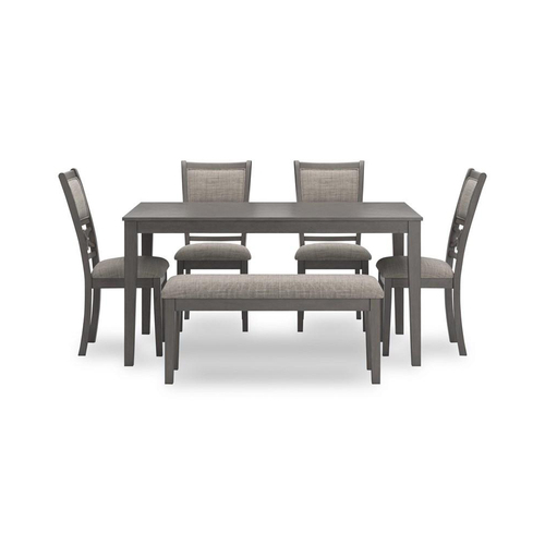 Signature Design by Ashley D425-325 Wrenning Dining Table, 4 Chairs and ...