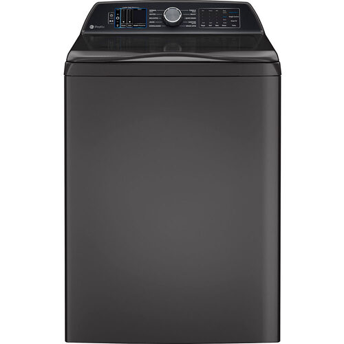 GE Profile PTW905BPTDG 5.3 CuFt Smart Top Load Diamond Gray Washer with Smarter Wash Technology and FlexDispense BrandsMart USA