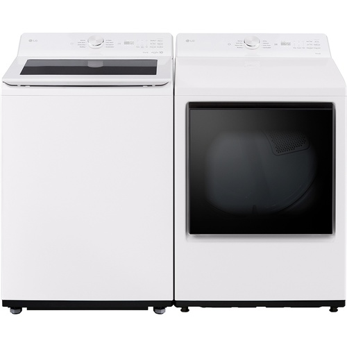 LG WT8205CWLPR 4.8 CuFt Smart Top Load Washer with 7.3 CuFt Electric ...