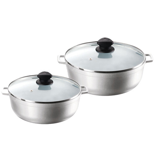 IMUSA GAU-89225 2-Piece Caldero Aluminum Cookware Set | BrandsMart USA