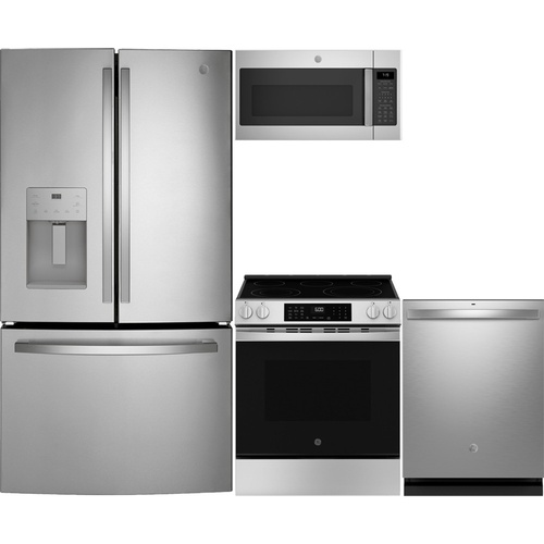 GE GFE26JYMFSKP1 Stainless Steel Complete Kitchen Package | BrandsMart USA