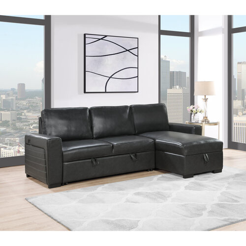 Global Furniture GREGORYSSFA-C Gregory Sofa with Trundle | BrandsMart USA