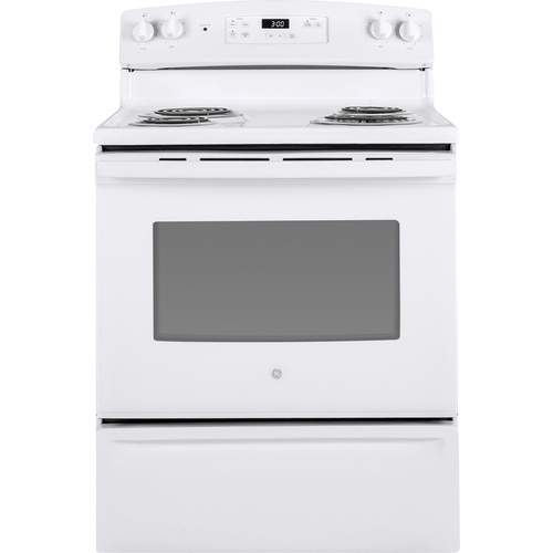 GE JBS30DK-WOW 5.0 CuFt Freestanding Electric Coil Range in White ...