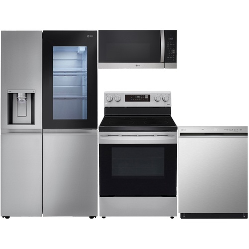 LG LRSOS2706SKPK Stainless Steel Complete Kitchen Package | BrandsMart USA