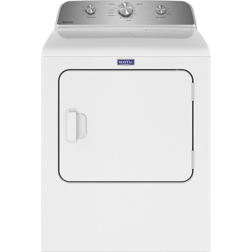 Maytag MED4500MW 7.0 CuFt White Electric Dryer with Wrinkle Prevent ...